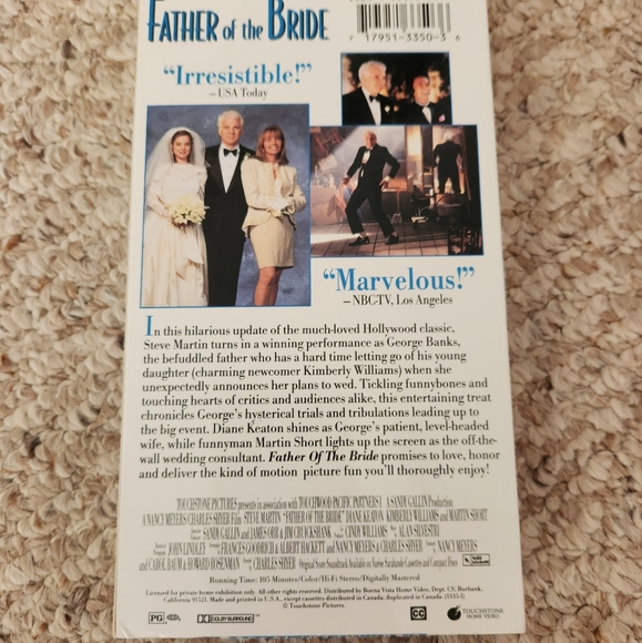 Touchstone | Media | Father Of The Bride Vhs | Poshmark